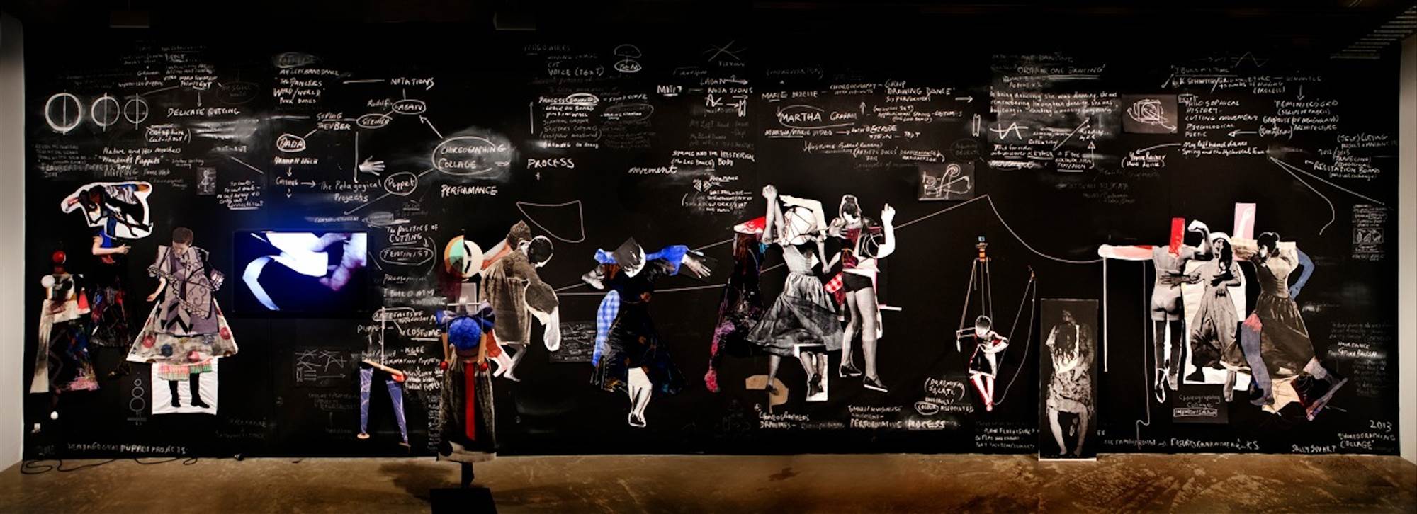 Sally Smart, Choreographing Collage (detail) - Art Almanac