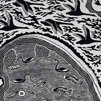 Badger Bates, Life Coming Back to Moon Lake Wilcannia - Art Almanac