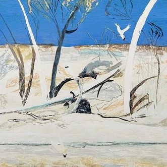Arthur Boyd, River Bride II landscape - Art Almanac
