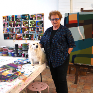 Yvonne Boag in studio - Art Almanac