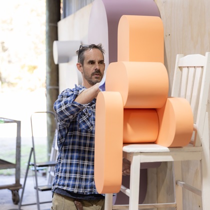 In the studio | Ben Sheers - Art Almanac
